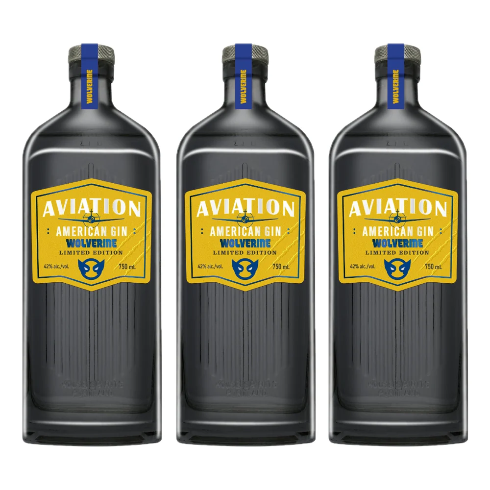 Buy AVIATION GIN WOLVERINE LIMITED EDITION 3-PACK Online - Liquor Lux