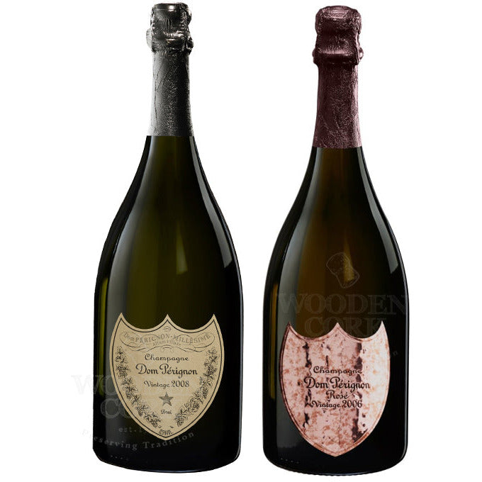 Buy Dom Perignon Brut & Rose Lenny Kravitz Edition Champagne Bundle ...